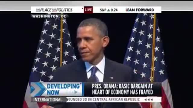 Obama: Income Inequality ‘Challenges the Very Essence of Who We Are ...