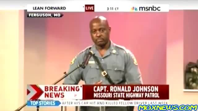 Captain Ron Johnson Receives Standing Ovation at Michael Brown Memorial ...