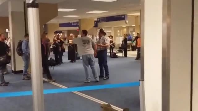 Cowboy Whoops Homophobe in Airport Brawl: ‘No Way, Motherf*cker ...
