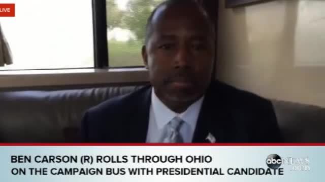 Carson: My Opposition to a Muslims President Is ‘Not out of Line’ with ...