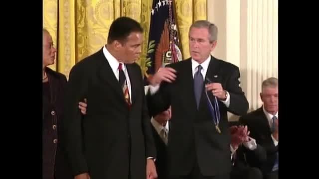 President George W. Bush Presents the Presidential Medal of Freedom to ...