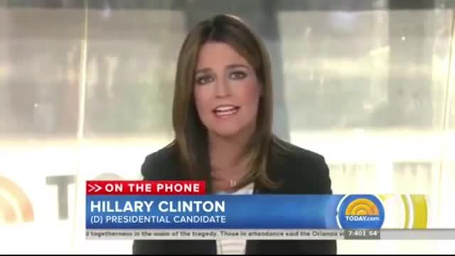 Clinton on Orlando: ‘We Can Not Fall into the Trap Set by the Gun Lobby’ :: Grabien - The ...