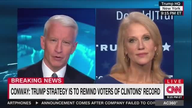CNN’s Cooper to Conway: ‘It’s Not Hillary Clinton Who Put Those Words ...