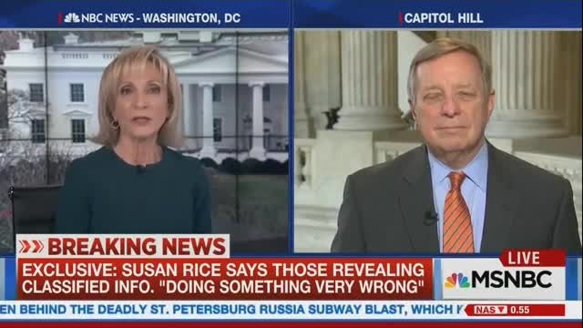 Dick Durbin: Susan Rice Was Doing Her Job with Unmasking of Names ...
