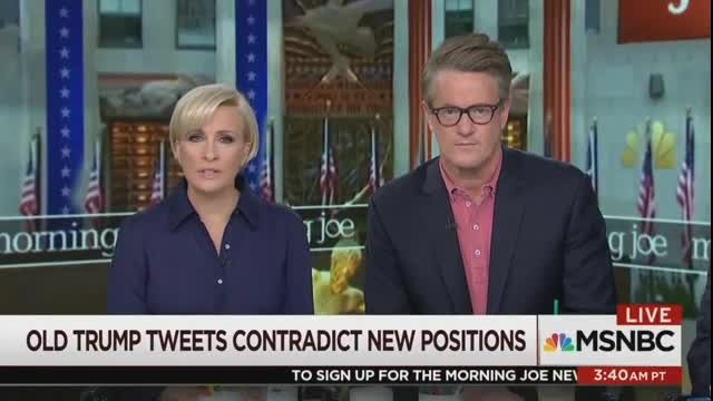 MSNBC: Trump’s Old Tweets Contradict New Positions :: Grabien - The ...