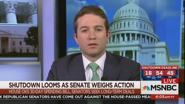 Jake Sherman: Both Republicans and Dems Believe a Shutdown Is in Their ...