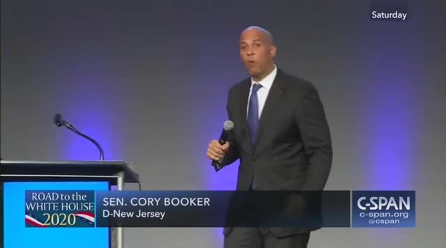 Cory Booker Gets Dramatic in Speech: ‘It’s Time to Get up, to Rise up ...