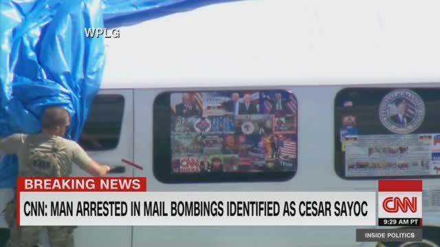 CNN’s John King Highlights Bomber’s Van Covered in Pro-Trump, Anti-CNN ...