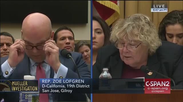 Rep. Lofgren Calls out Whitaker for Dodging the Question: ‘That’s Very ...