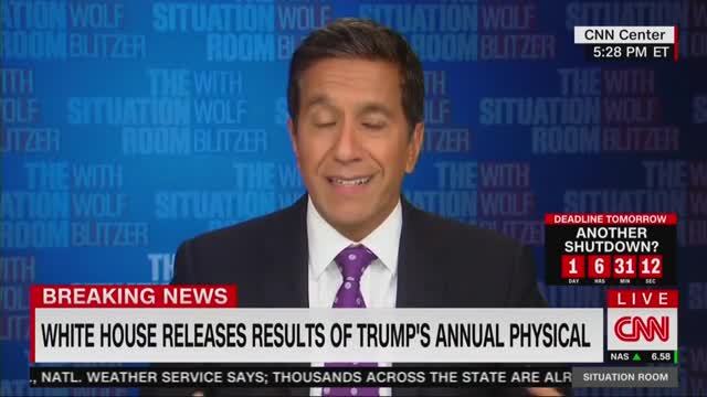 CNN Chyron: ‘Trump’s Annual Physical Shows He Now Is Obese’ :: Grabien ...