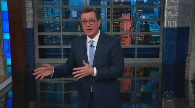 Colbert: All Weather Models Show that the Path of Trump’s Head Goes ...
