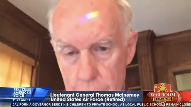 Lt. Gen. Thomas McInerney USAF Interview on ‘Real America’s Voice’ To Discusses ‘Hammer’ Program ...