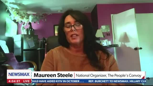 01 National Organizer of “The People’s Convoy” Maureen Steele announces ...